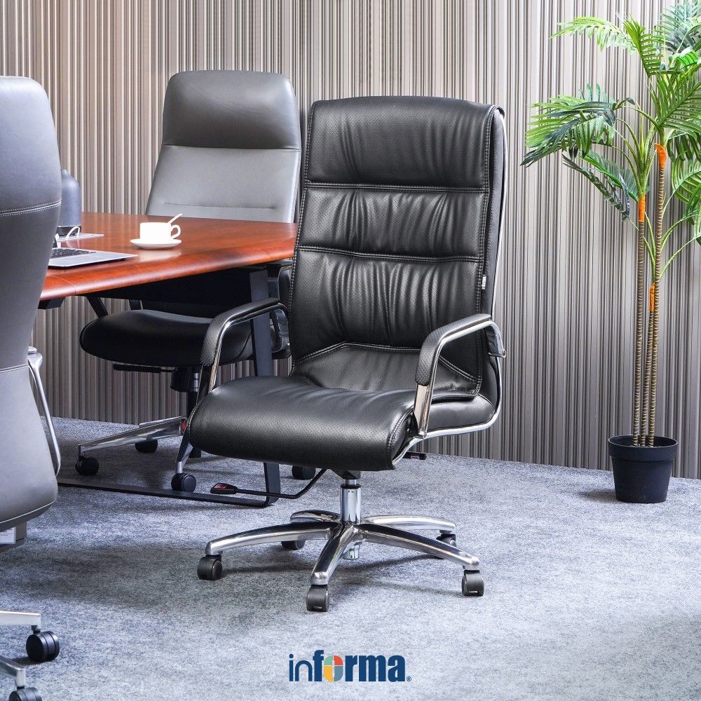 Jual Informa G Council Kursi Kantor Sandaran Tinggi - Hitam Tempat ...