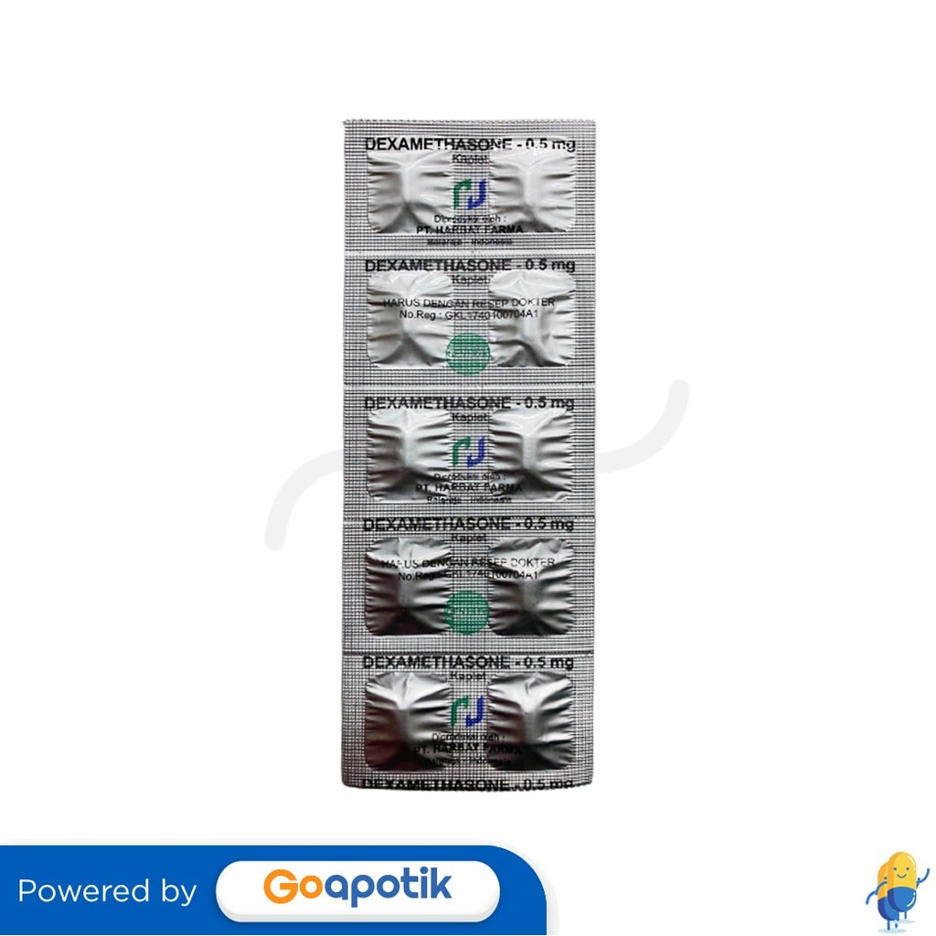Jual Dexamethasone Harbat Farma 0.5 Mg Strip 10 Kaplet | Shopee Indonesia