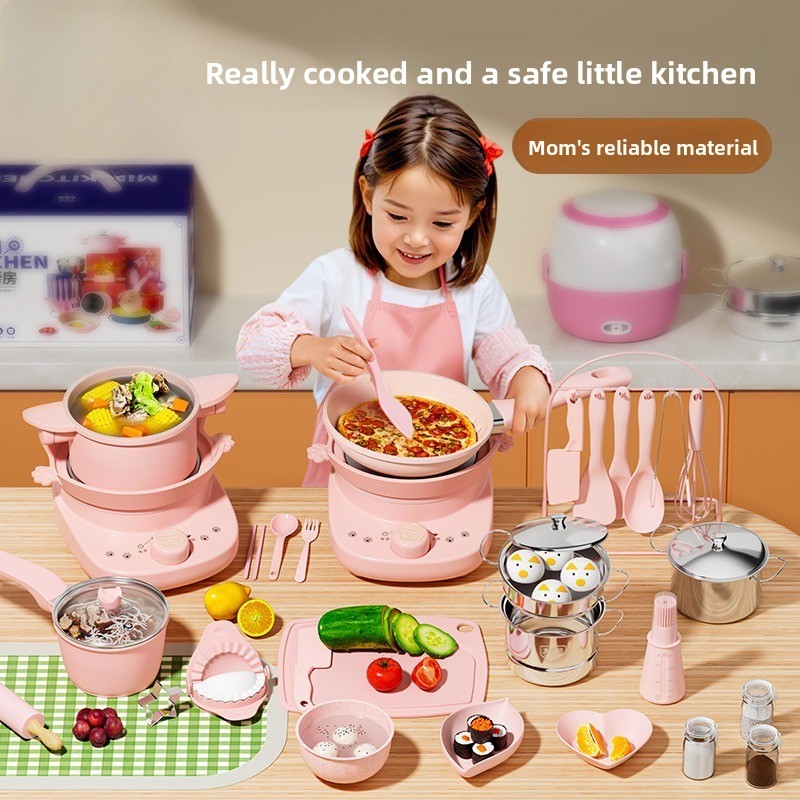 Jual Mini Kitchenette Real Cooking Full Set of Cooking Utensils ...