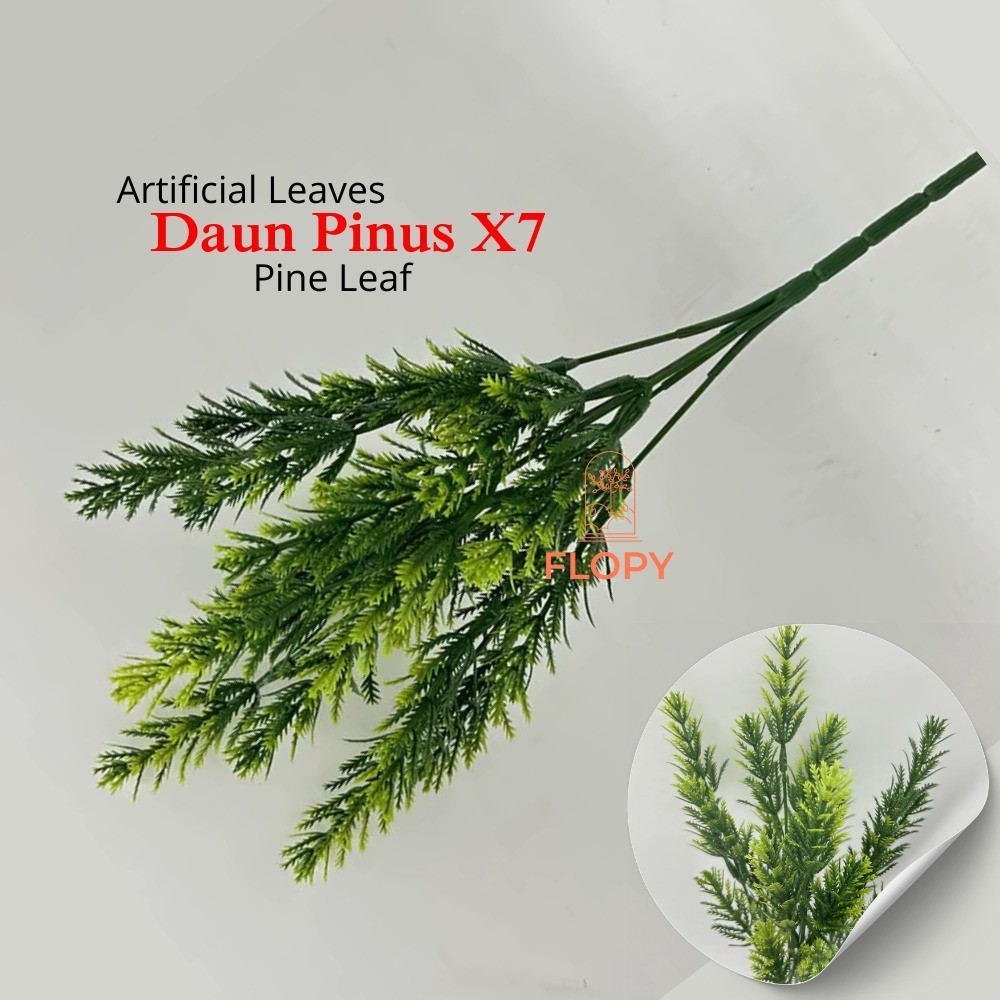 Jual FLOPY - ( 7 Cabang ) Artificial Daun Pinus X7 / Artifisial Daun ...