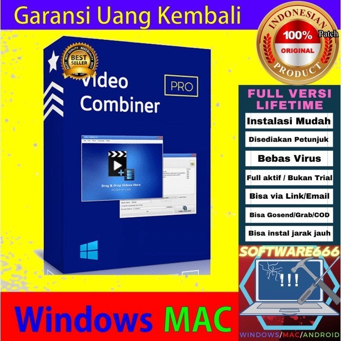 Jual Software Menggabungkan Video: Video Combiner Pro 1.3 [WIN ...