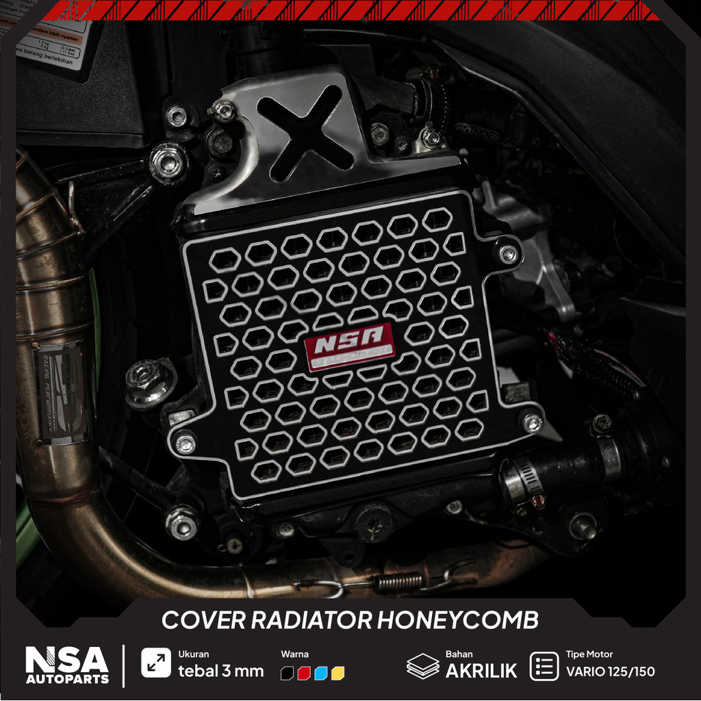 Jual COVER RADIATOR HONEY COMB SERIES VARIO 110/125/150/160,PCX 150/160 ...