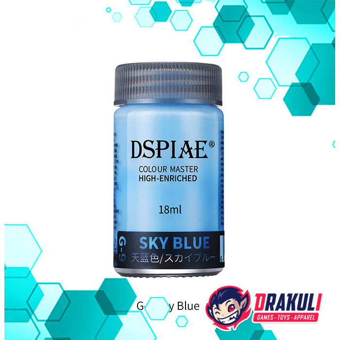 Jual DSPIAE Model Kit Paint Colour Master High Enriched - Sky Blue G-9 ...