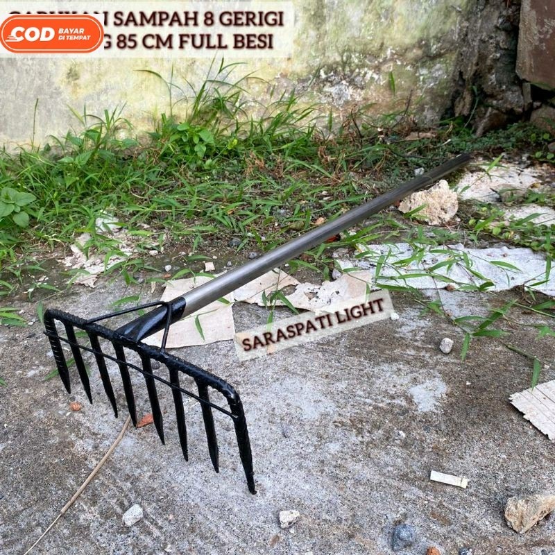Jual Garukan sampah gagang besi panjang 85 Cm - Garuk berkebun ...