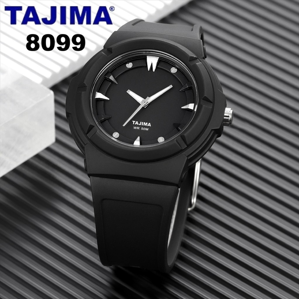 Jual TAJIMA Jam Tangan Pria Analog Super 8099 Original Water resist ...