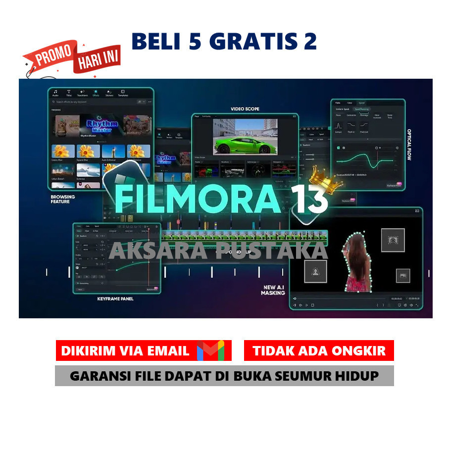 Jual AP - Filmora 13 Portable Edition Program Pengeditan Video ...