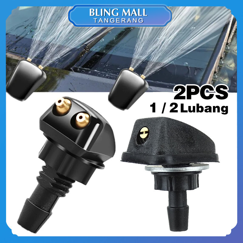 Jual 2PCS Nozzle Wiper Universal Semprotan Wiper Mobil 360° Adjustable ...