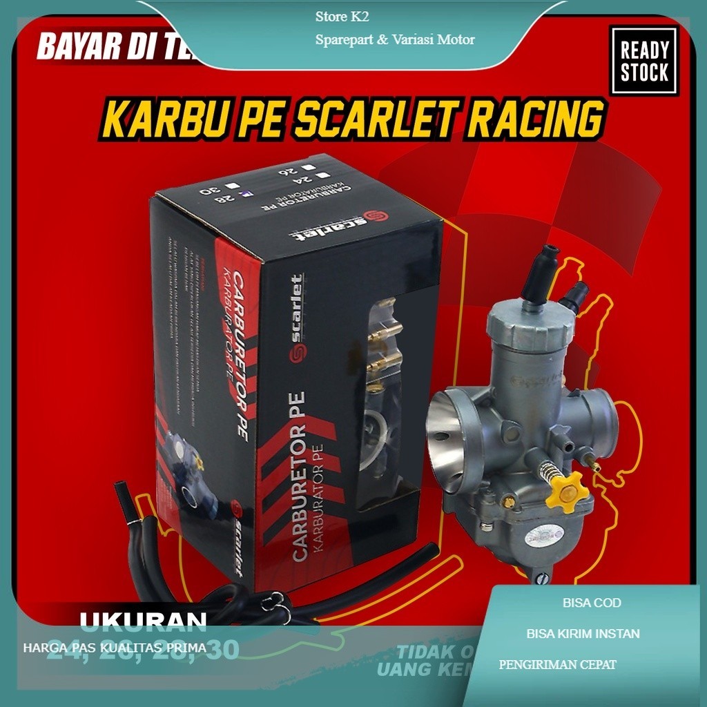 Jual KARBU PE KARBURATOR RACING PE 24 26 28 30 K2 | Shopee Indonesia