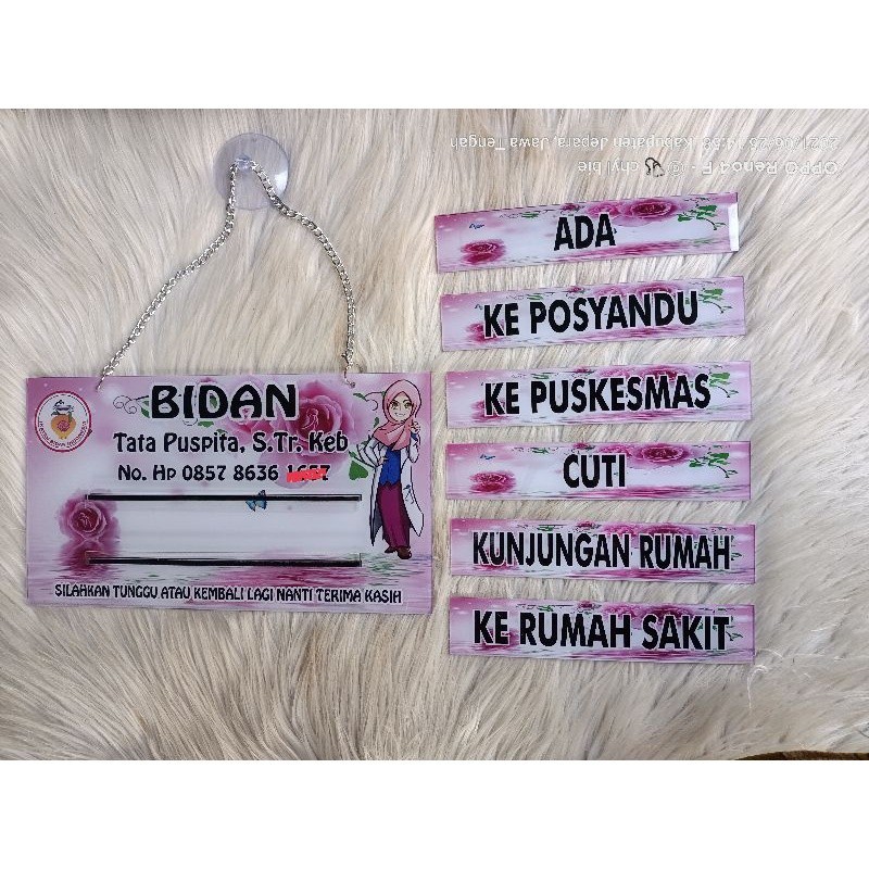 Jual Akrilik Papan Bidan | Sign Label Akrilik Papan Nama Bidan Perawat ... Jual Akrilik Papan Bidan | Sign Label Akrilik Papan Nama Bidan Perawat ...