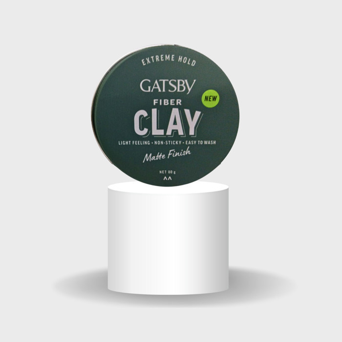 Jual GATSBY Fiber Hair Clay Extreme Hold Matte Finish 80 gr | Shopee ...