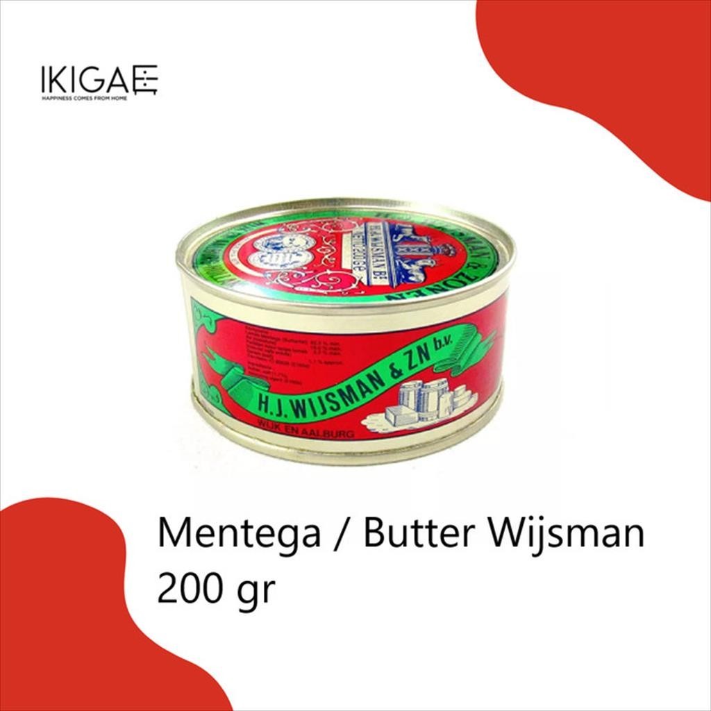Jual MENTEGA / BUTTER PREMIUM WIJSMAN / WISMAN 200 GR KALENG | Shopee ...