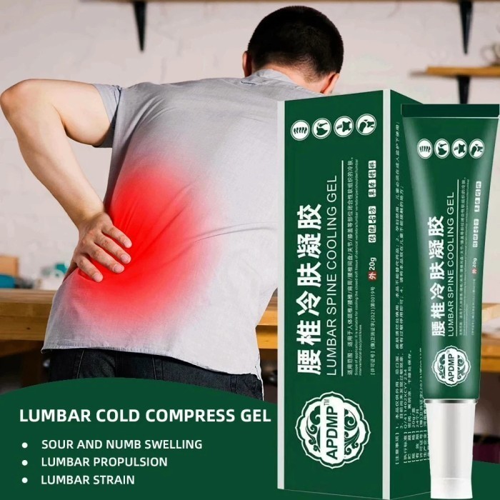Jual Lumbar Cold Compress Gel Lumbar 20GR Cream Lutut Gel Lumbar Spine ...
