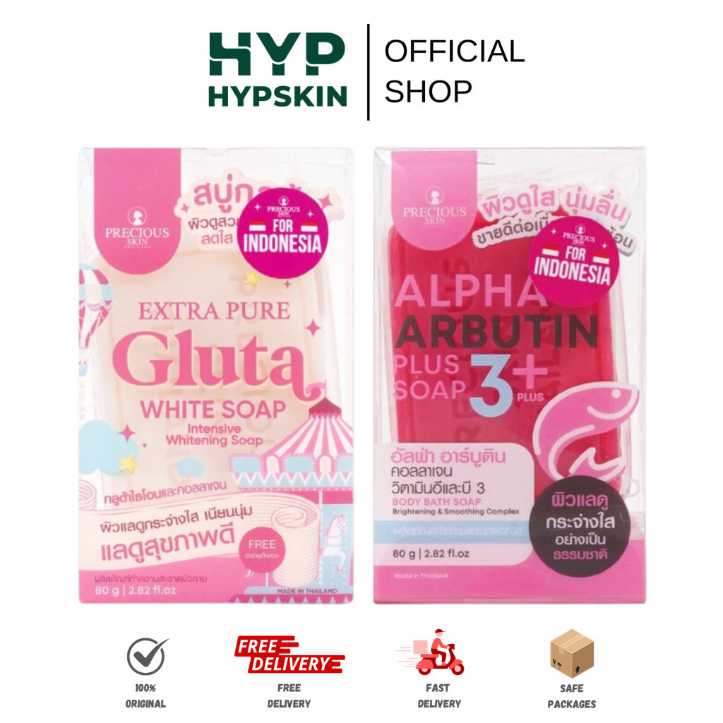 Jual Precious Skin Thailand Extra Pure Gluta Whitening Body & Face Soap | Alpha Arbutin 3 Plus ...