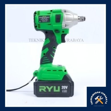 Jual RYU Cordless Impact Wrench RCW 20V Pembuka Baut Baterai | Shopee ...