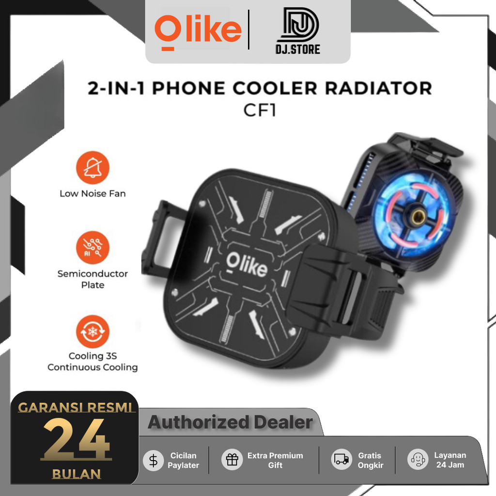 Jual OLIKE COOLING PAD GAMING FAN PHONE COOLER RADIATOR PENDINGIN HP ...