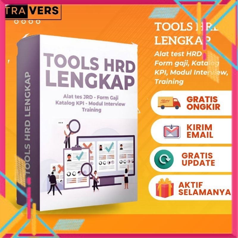 Jual PROMO BELI 2 GRATIS 1 Tools HRD DAN GA Lengkap. Form Tabel Gaji + SOP HRD + Modul Interview ...
