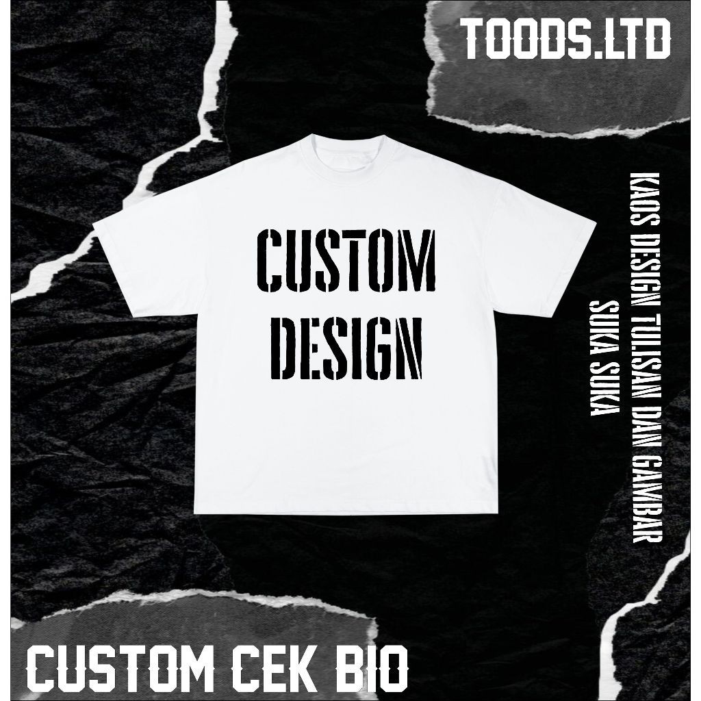 Jual CUSTOM SABLON KAOS SATUAN | Shopee Indonesia