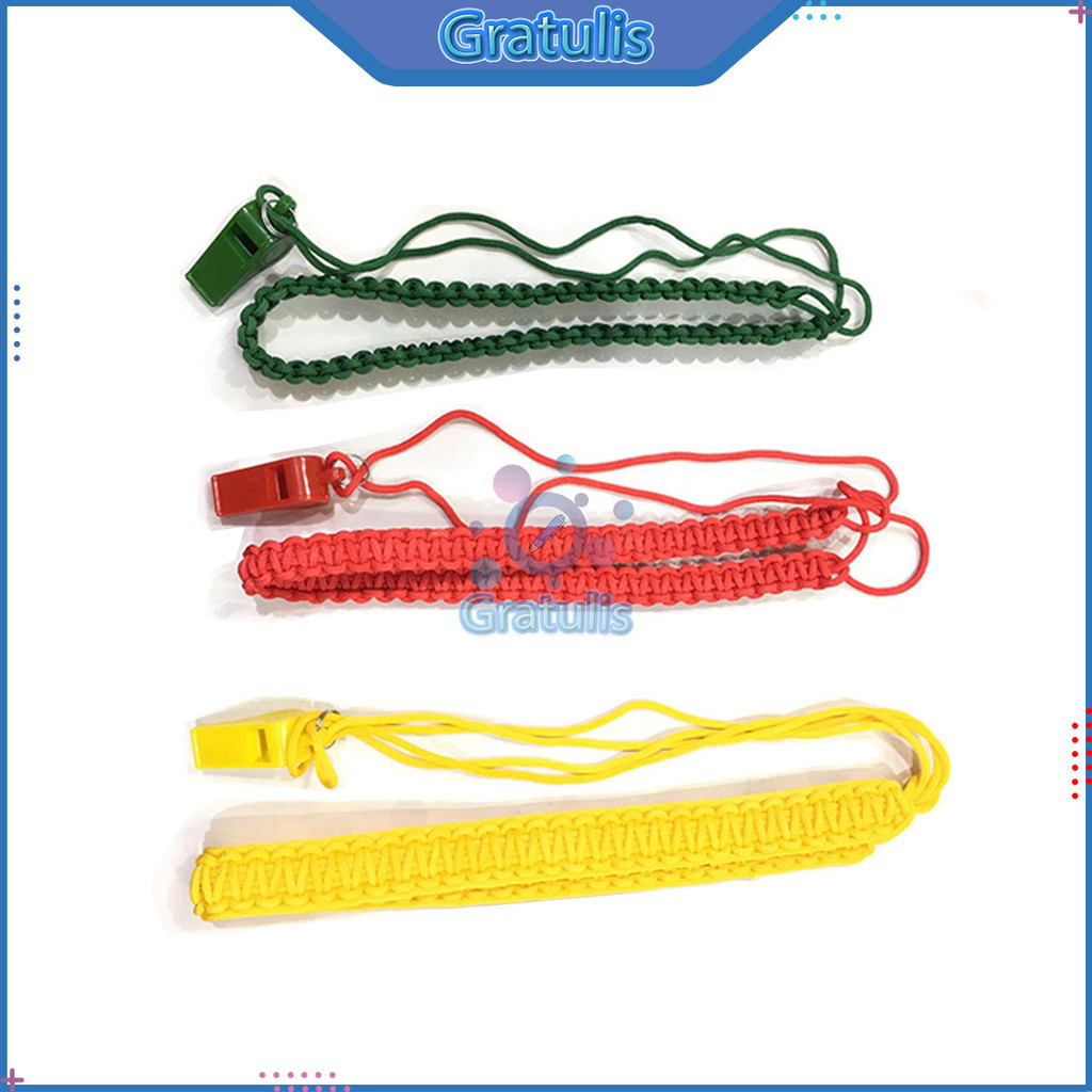 Jual TALIKOOR + PLUIT PRAMUKA [1 SET] / TALIKUR MERAH KUNING HIJAU ...