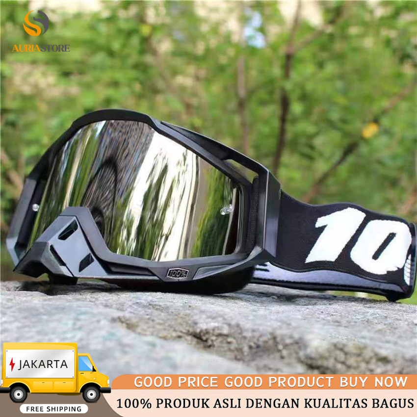 Jual Kacamata Goggle Motor Cross Trail Fox UV 400 Anti Sinar Ultraviolet Anti Debu Goggle Motor ...