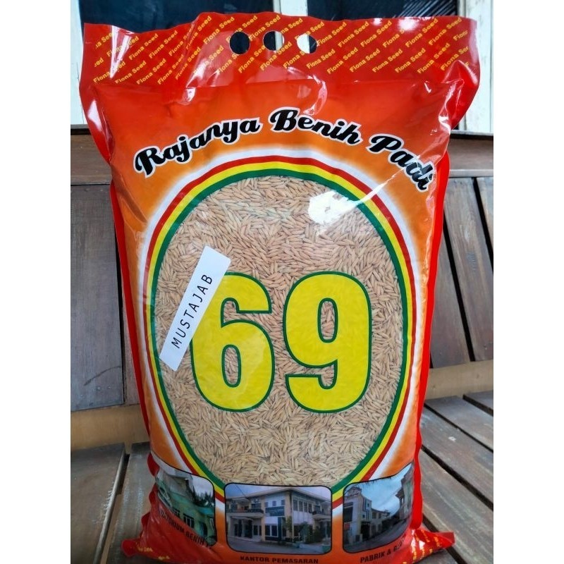 Jual Benih padi mustajab FS label putih kemasan 5kg | Shopee Indonesia