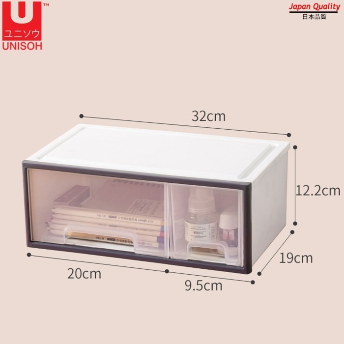 Jual UNISOH Laci Mini Kabinet Lemari Plastik Susun Kotak Penyimpanan ...