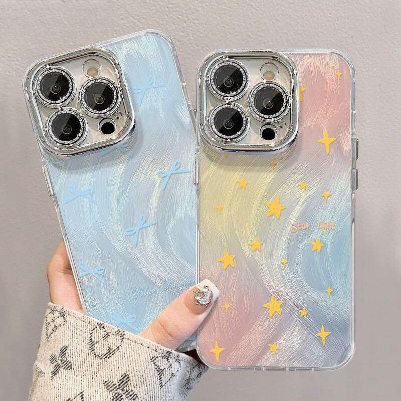 Jual New! Silver Feather Hologram ponsel premium hard case hp iPhone 11 ...