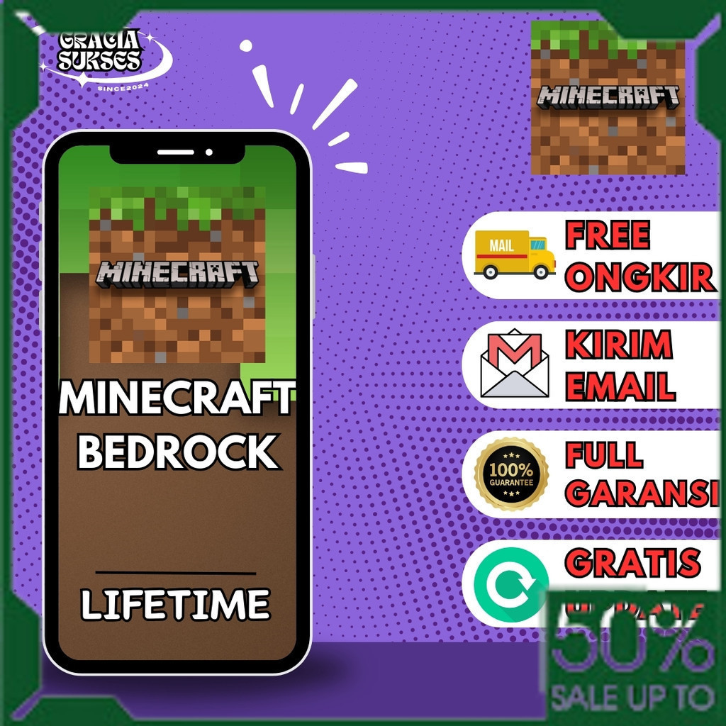 Jual Beli 2 Gratis 1 Minecraft Bedrock Android Lifetime Bergaransi ...