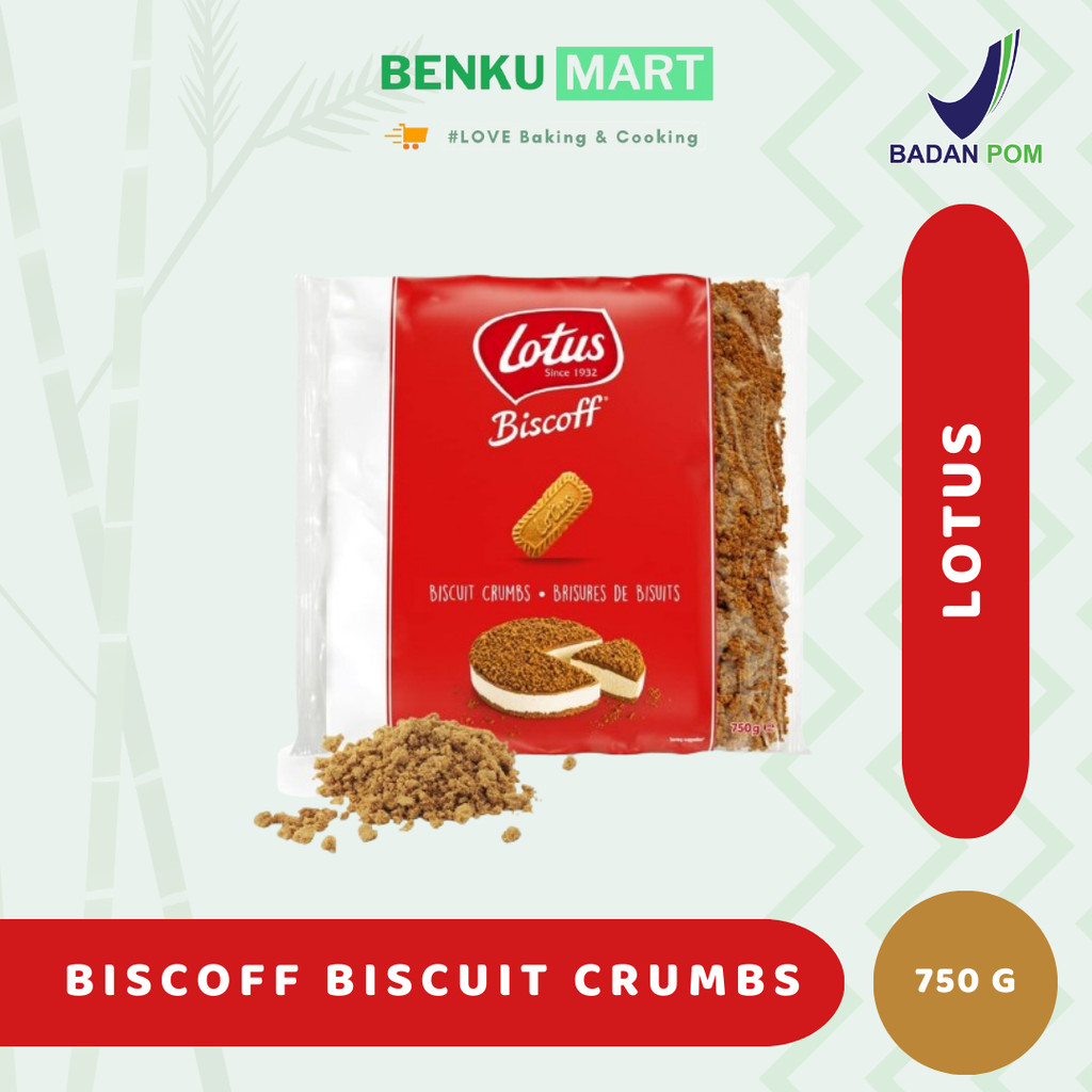 Jual Lotus Biscoff Cookies Crumb | Lotus Biscuit Crumble 750 Gr ...