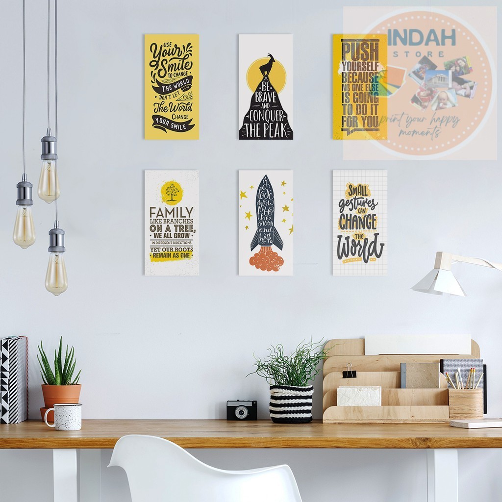 Jual Wall Decor Poster Dinding Hiasan Dinding Kamar Rumah Motivasi ...