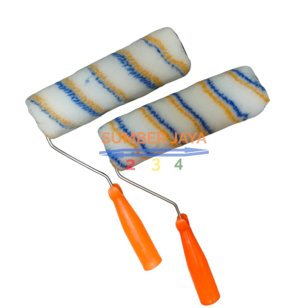 Jual Kuas roll cat tembok 9" inch YSK / Roll cat / Roller cat tembok ...