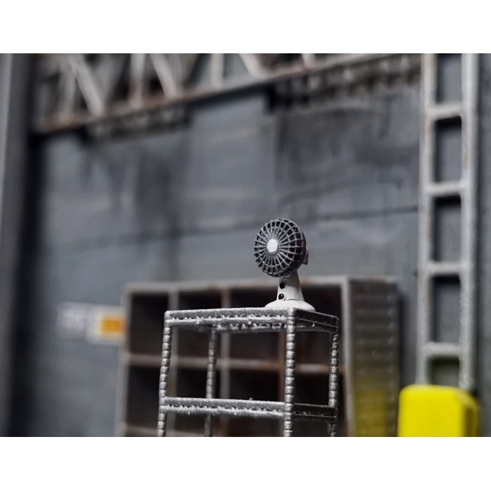 Jual LK99 3D Receh 1 64 Kipas angin Table Fan Aksesoris Maket Diorama ...