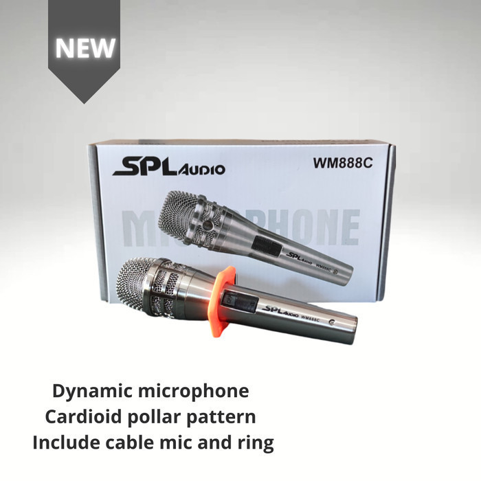 Jual SPL Audio Wired Microphone WM 888C | Shopee Indonesia