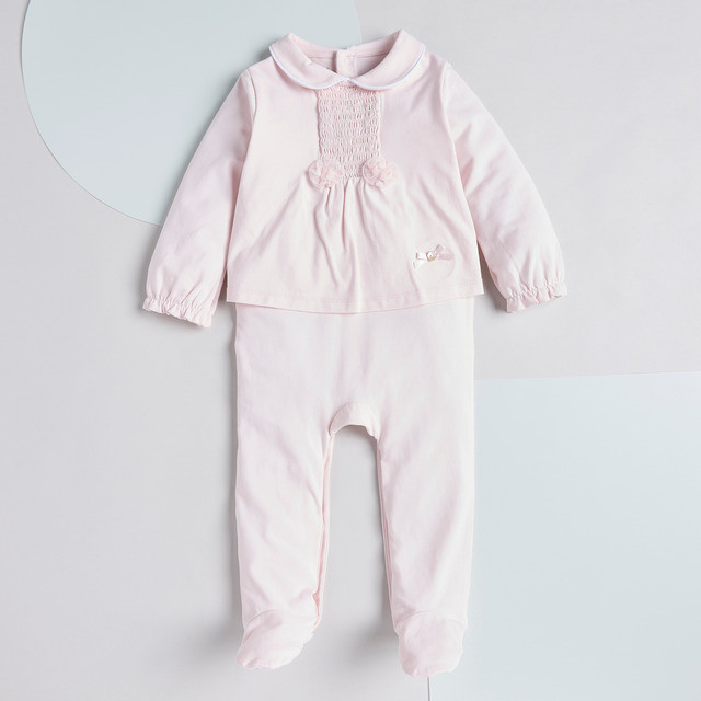 Jual Babyshop Giggles Baju Tidur Anak Perempuan Peter Pan Collar Closed Feet Sleepsuit with ...