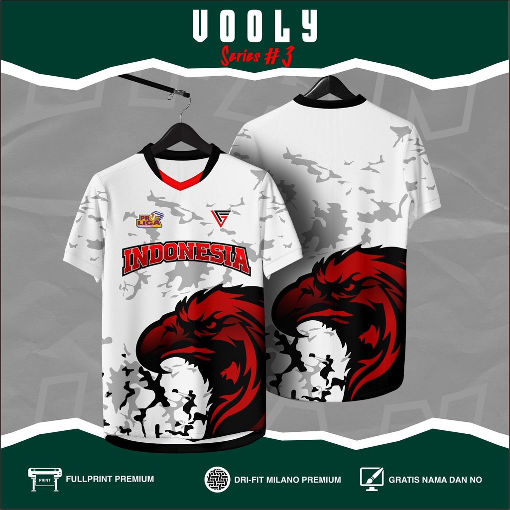 Jual Jersey Vooly keren Adem dan Nyaman SERIES 3 - Bahan Dryfit Milano ...