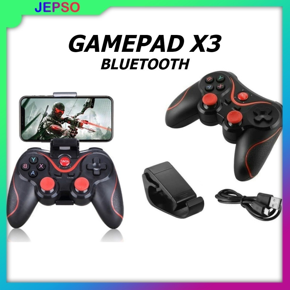 Jual Gamepad X3 Bluetooth Wireless Controller Game Pad Joystick Handle ...
