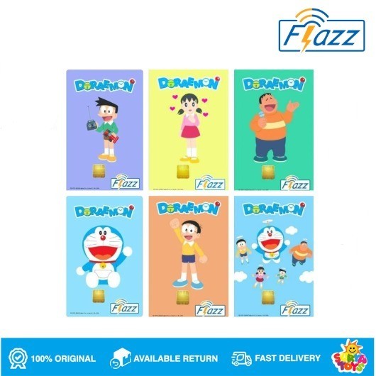 Jual Kartu Flazz Gen 2 Edisi Doraemon & Friends Limited Edition e-money ...