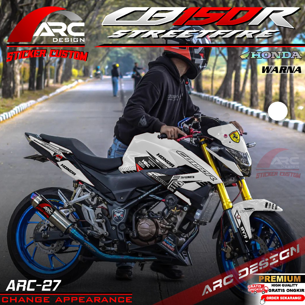 Jual (COD) TERBARU Decal Sticker Honda CB 150R Streetfire V3 Full body ...