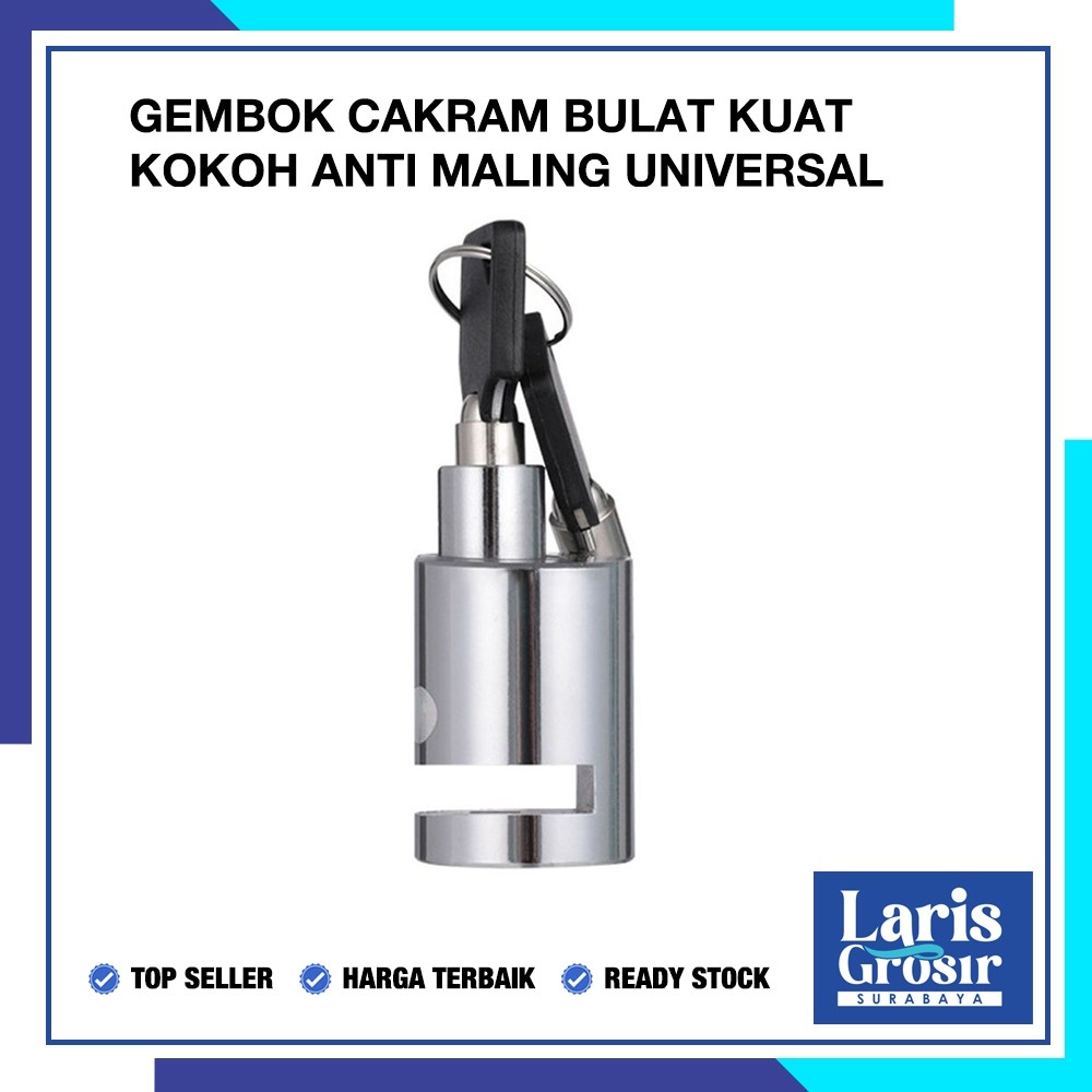 Jual Kunci Gembok Disc Lock Cakram Motor Anti Maling Laris Grosir ...