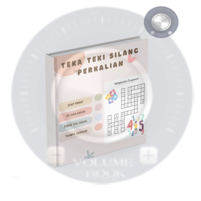 Jual 20 Lembar TTS Perkalian Siap Cetak - Printable Worksheet Perkalian ...