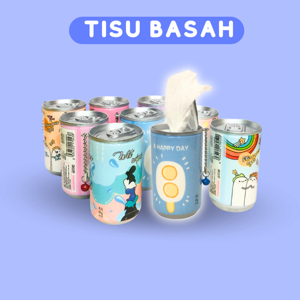 Jual Tissue Basah Impor Kemasan Kaleng Motif Fancy Tisu Basah Kaleng ...