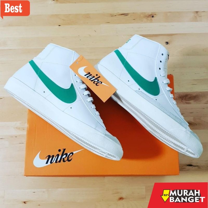 Jual sepatu basket terbaik 2024 Sneakers Blazer Mid 77 Vintage White ...