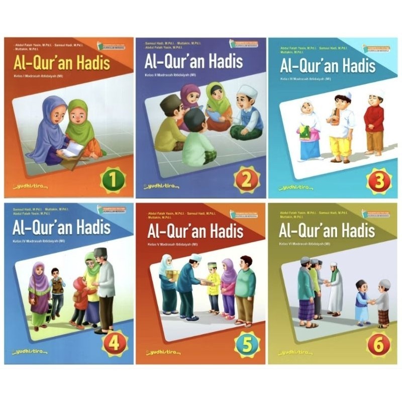 Jual YUDHISTIRA - Buku Pelajaran Al-Qur'an Hadis Kelas 1,2,3,4,5 & 6 SD/MI KURIKULUM MERDEKA ...