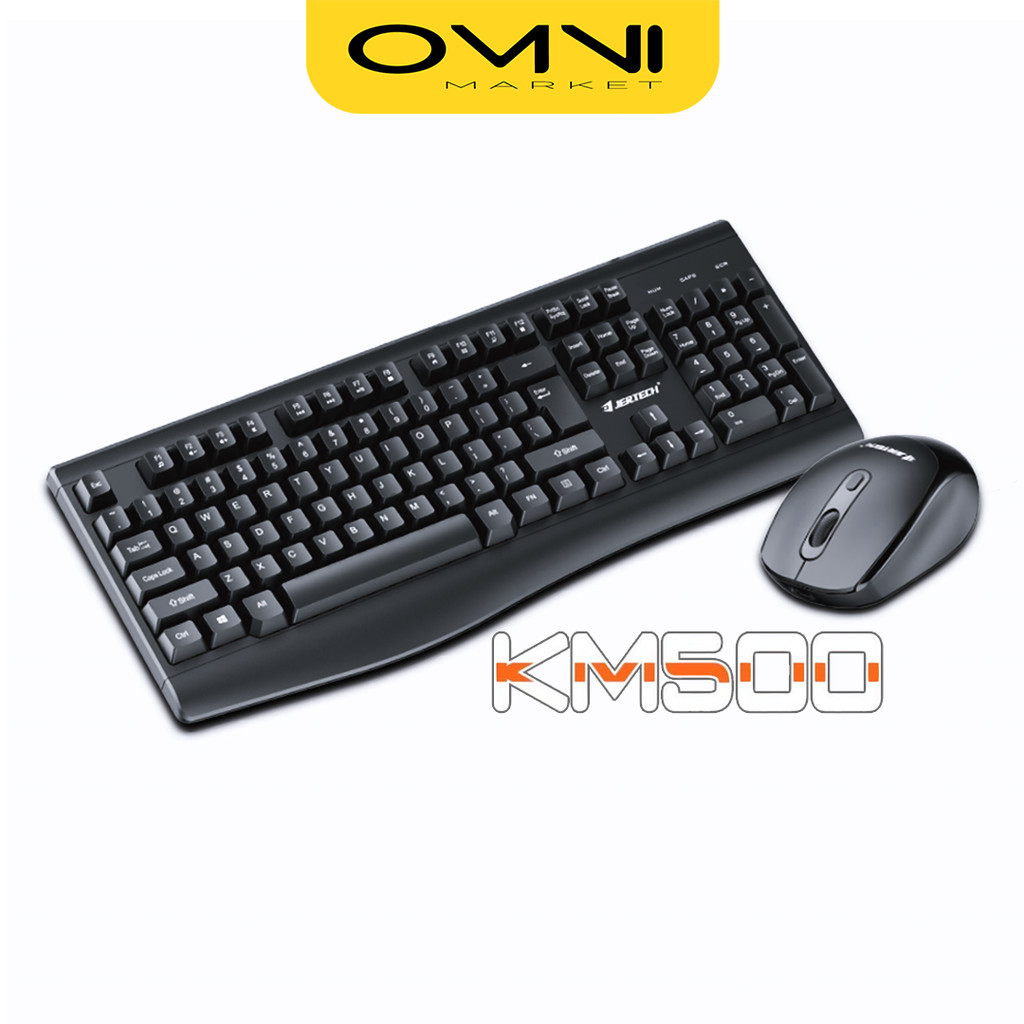 Jual JERTECH Set Keyboard Wireless Mechanical + Mouse Bluetooth KM500 ...