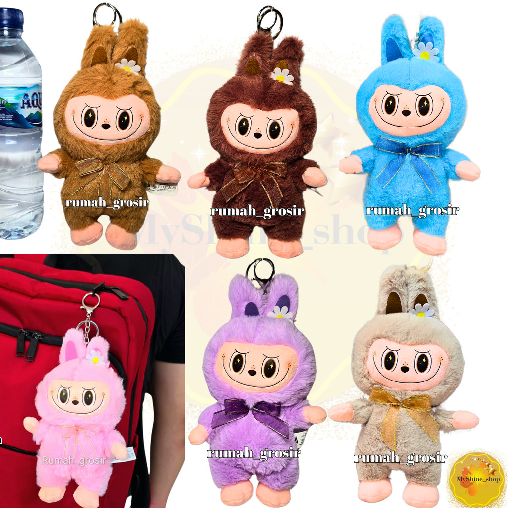 Jual (My Shine Shop) Ganci Labubu Gantungan Kunci Boneka Labubu The ...
