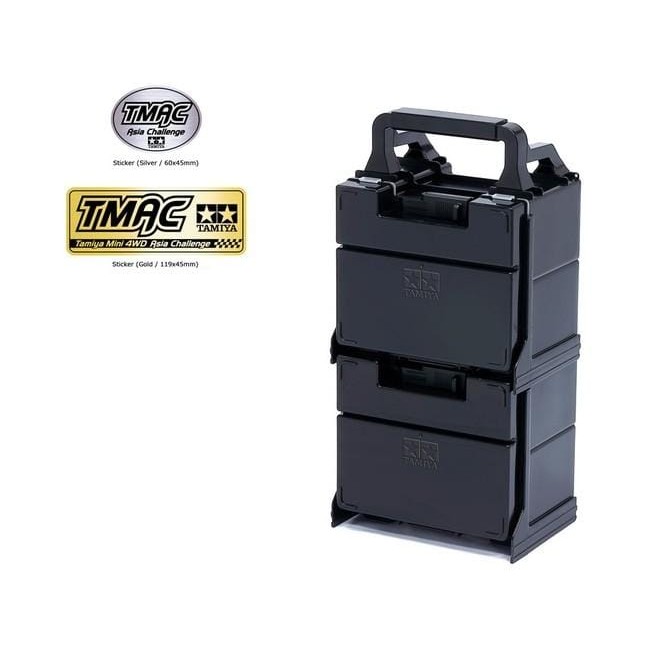 Jual Tamiya 95671 Pit Box Portable Pit Black (Asia Challange 2024 ...