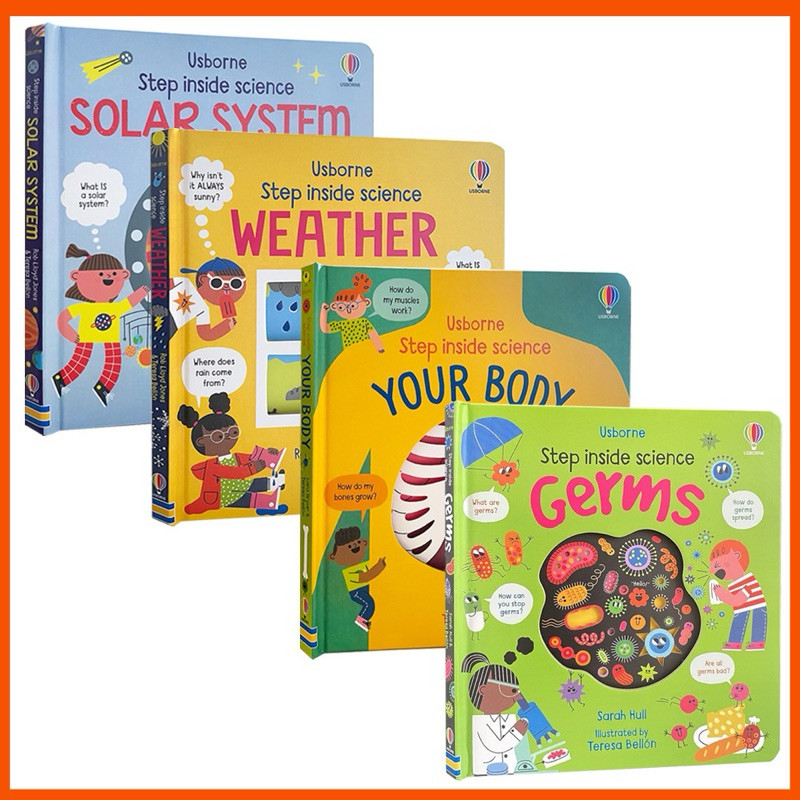 Jual [ABCKIDS] SEGEL Usborne Step Inside Science - Board Book with ...