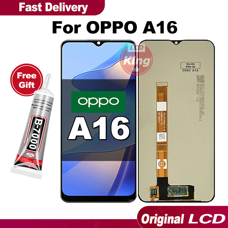 Jual LCD FOR OPPO A16 TOUCHSCREEN Fullset Crown Murah Ori Compatible ...