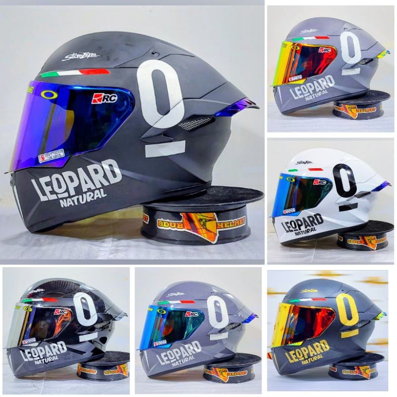 Jual Helm full face TT COURSE | TTC Kbr solid black dof paket ganteng ...