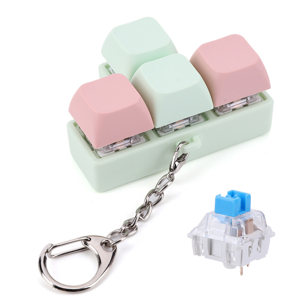 Jual Keyboard Clicker Toy 4-Button DIY Sensory Fidget Keyring ...