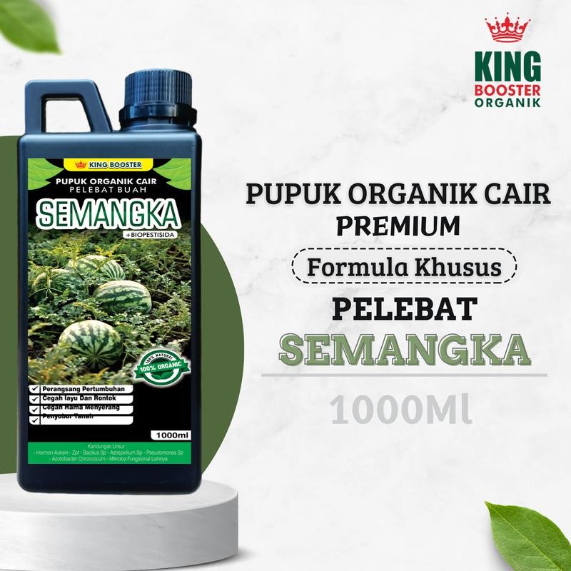 Jual Pupuk Booster Cair 1 liter buah semangka, mampu meningkatkan hasil panen dan bisa menghalau ...